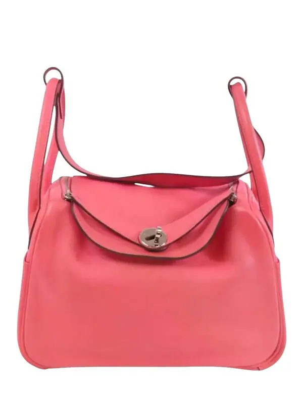 Hermès Lindy 26 Evercolor-leather Tote Bag - Pink