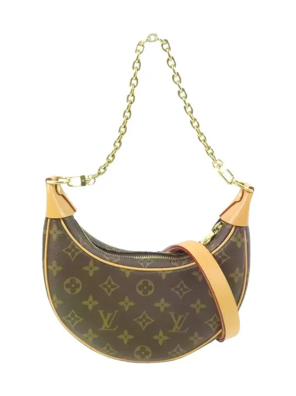LOUIS VUITTON Monogram Loop Shoulder Bag - Brown