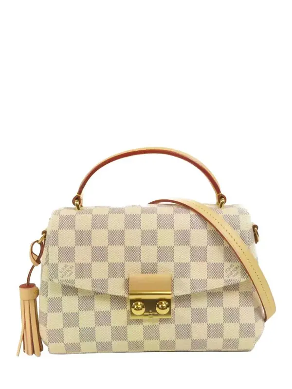 LOUIS VUITTON Croisette Damier Azur Shoulder Bag - Neutrals