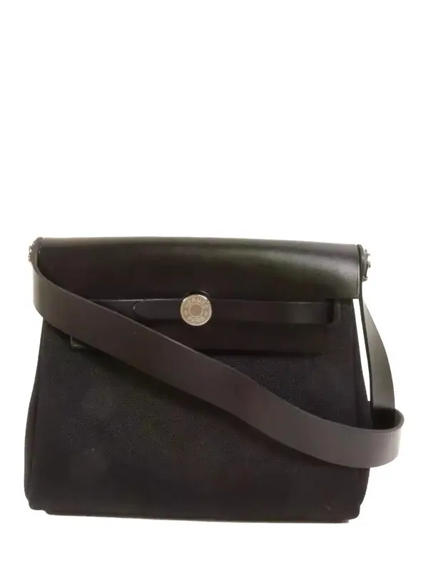 Hermès Mini Herbag Shoulder Bag - Black