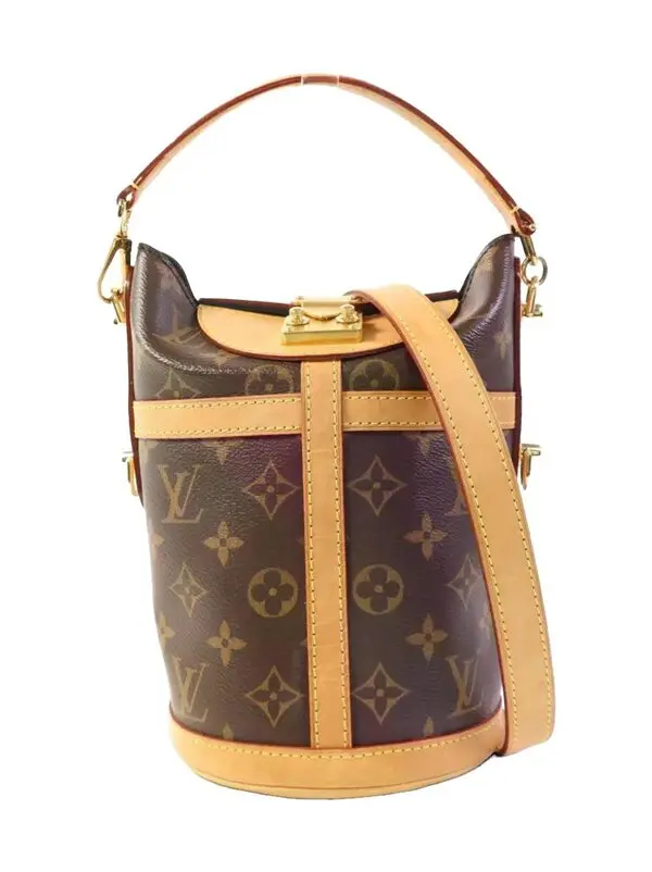 LOUIS VUITTON Monogram Duffle Shoulder Bag - Brown