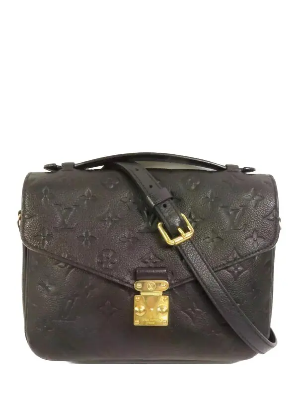 LOUIS VUITTON Metis Empreinte Shoulder Bag - Black
