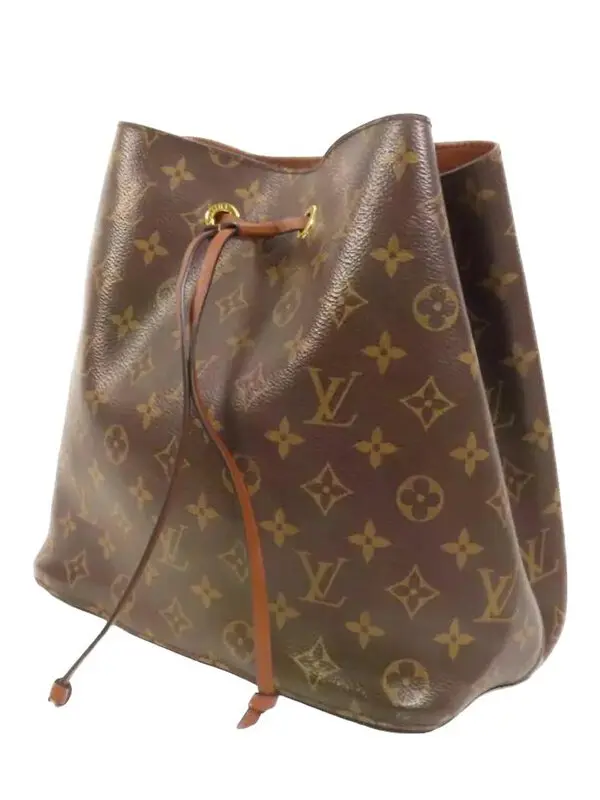 LOUIS VUITTON Monogram Canvas Bucket Bag - Brown