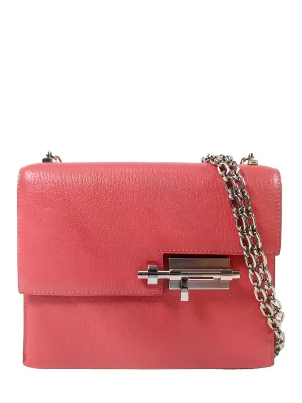 Hermès Verrou Leather Shoulder Bag - Pink