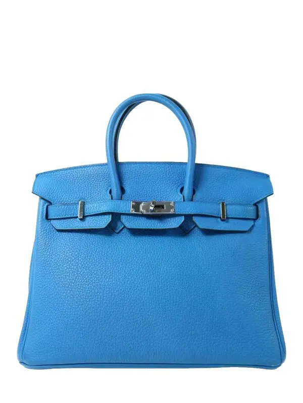 Hermès Togo-leather Tote Bag - Blue