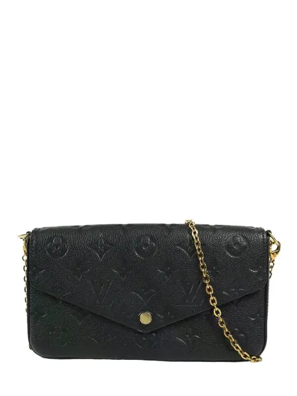 LOUIS VUITTON Felicie Pochette Shoulder Bag - Black