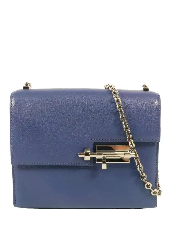 Hermès Mini Verrou Shoulder Bag - Blue