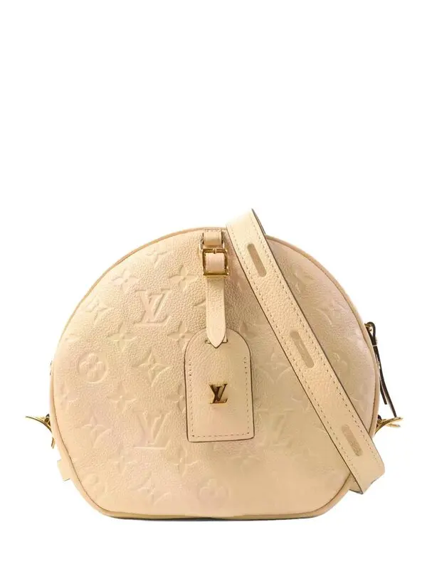 LOUIS VUITTON Boite Chapeau Souple Empreinte Monogram Crossbody Bag - Neutrals