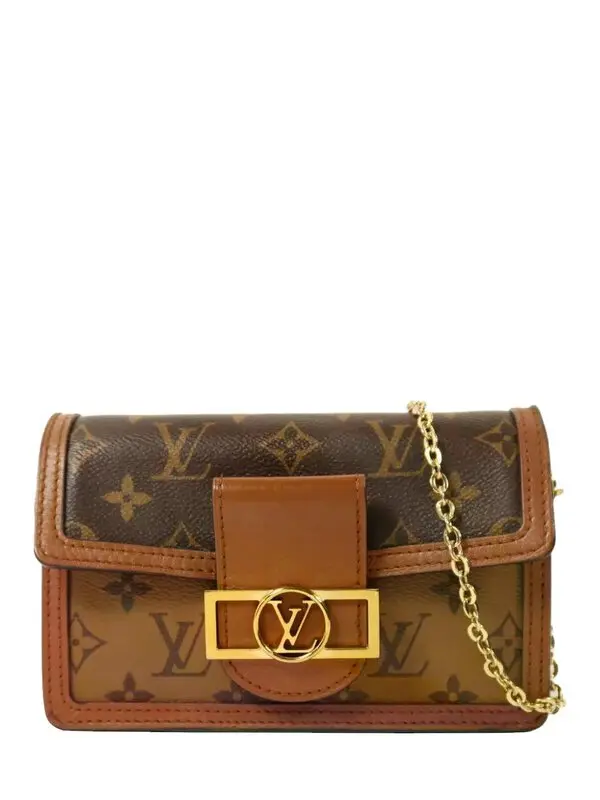 LOUIS VUITTON Dauphine Monogram-pattern Crossbody Bag - Brown