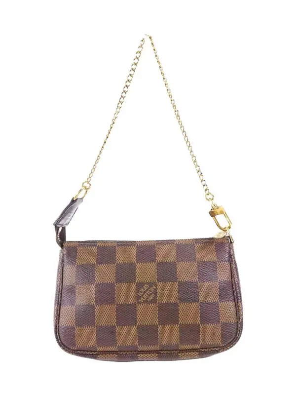LOUIS VUITTON Mini Pochette Accessories Shoulder Bag - Brown