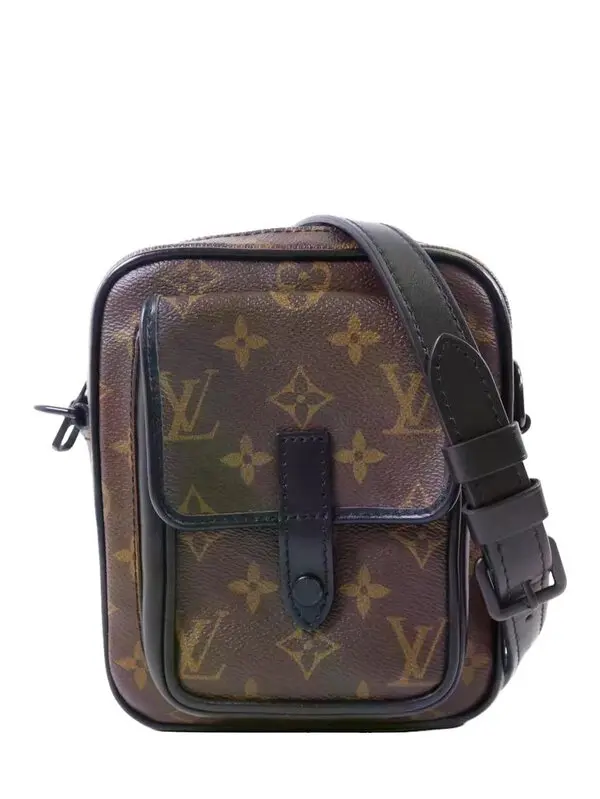 LOUIS VUITTON Macassar Christopher Shoulder Bag - Brown