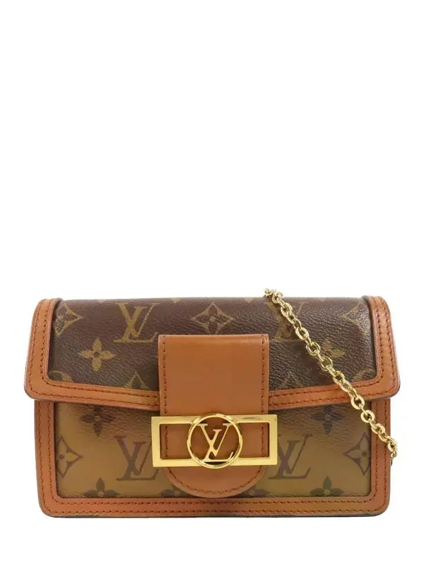 LOUIS VUITTON Dauphine Monogram-pattern Crossbody Bag - Brown