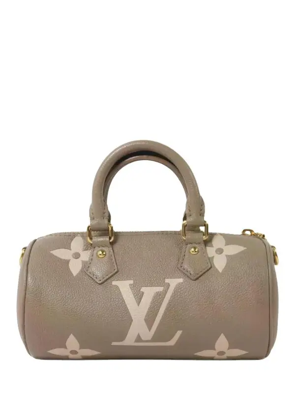 LOUIS VUITTON Monogram Empreinte Papillon Handbag - Neutrals