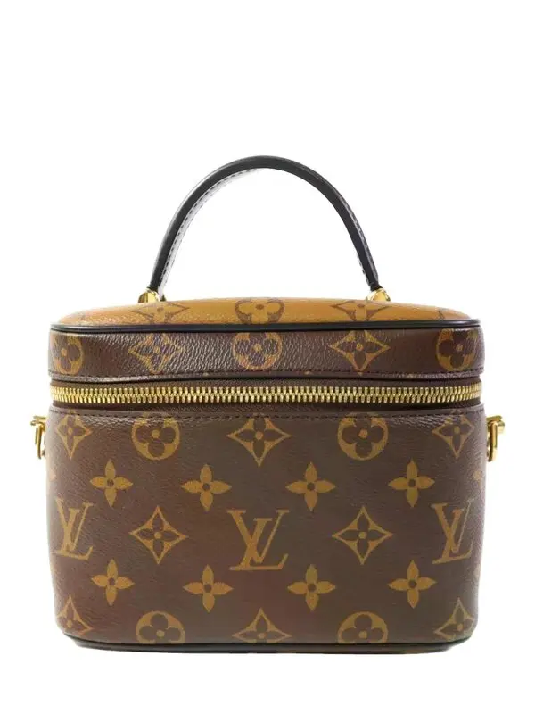 LOUIS VUITTON Monogram Reverse Vanity Handbag - Brown