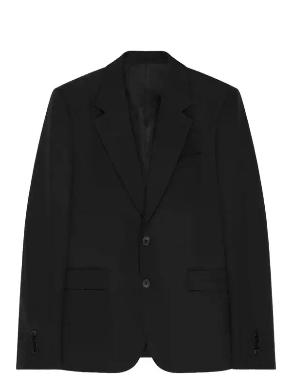 Givenchy Single-breasted Wool Blazer - Black