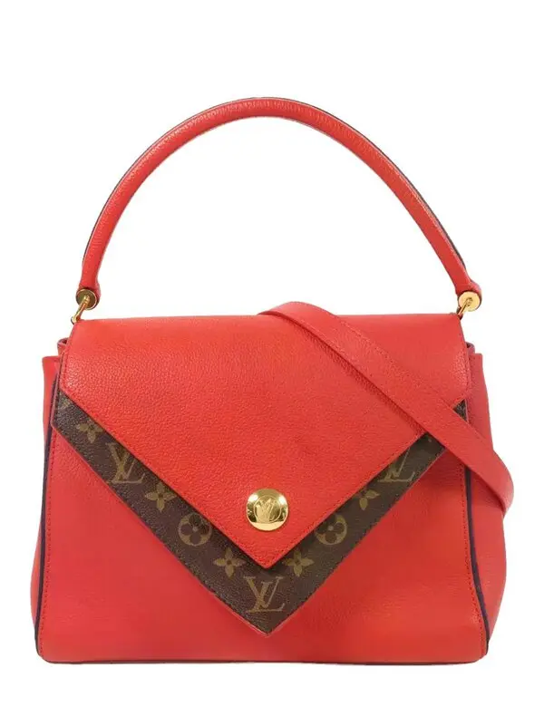 LOUIS VUITTON Double V Shoulder Bag - Red