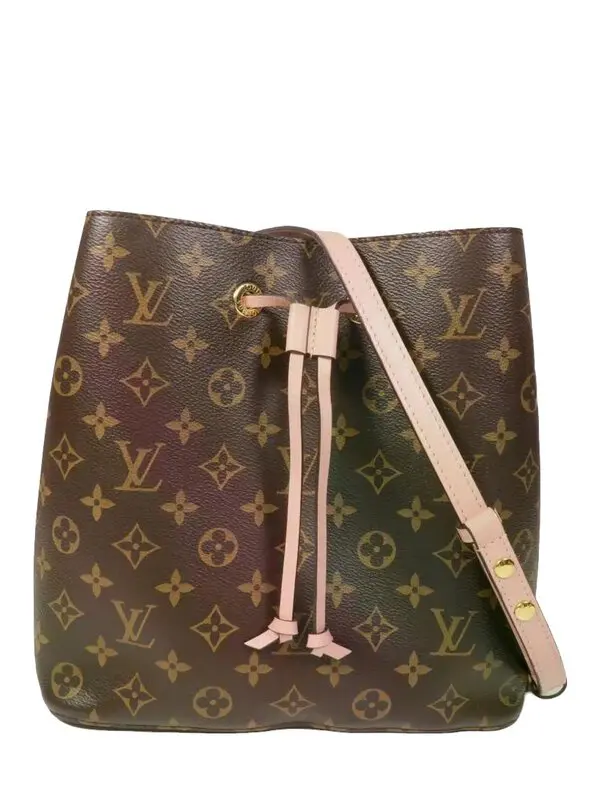 LOUIS VUITTON Monogram Canvas Neo Noe Mm Bucket Bag - Brown
