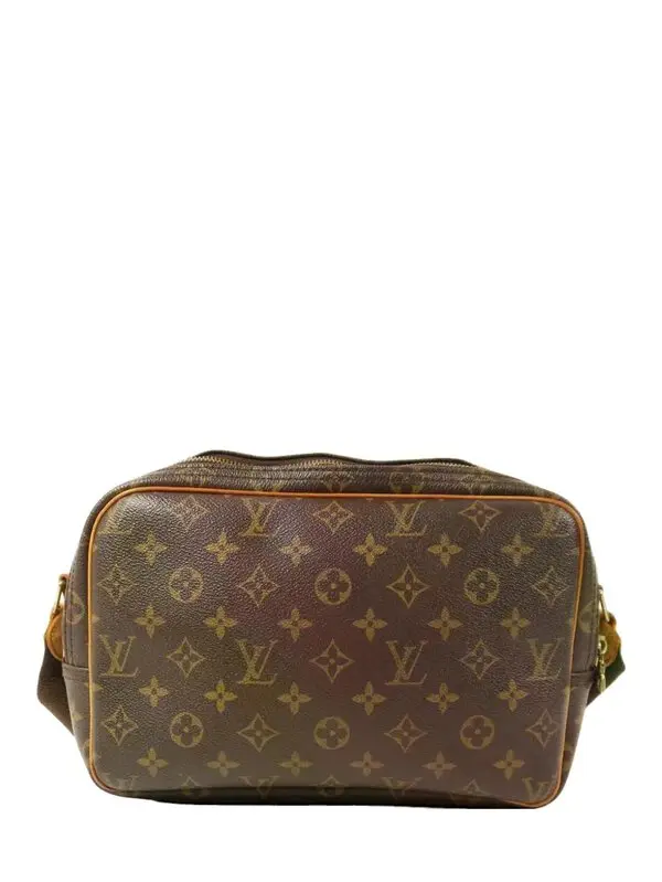LOUIS VUITTON Monogram Reporter Pm Shoulder Bag - Brown
