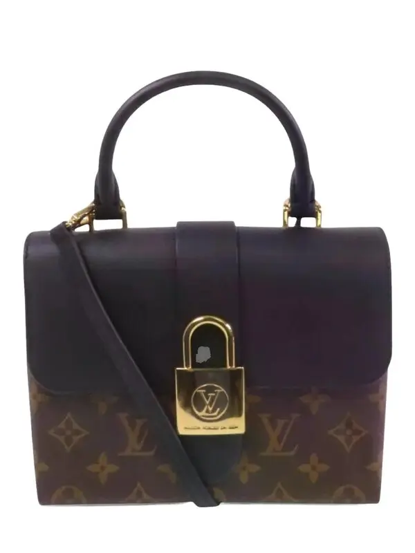 LOUIS VUITTON Monogram Canvas Locky Bb Handbag - Brown