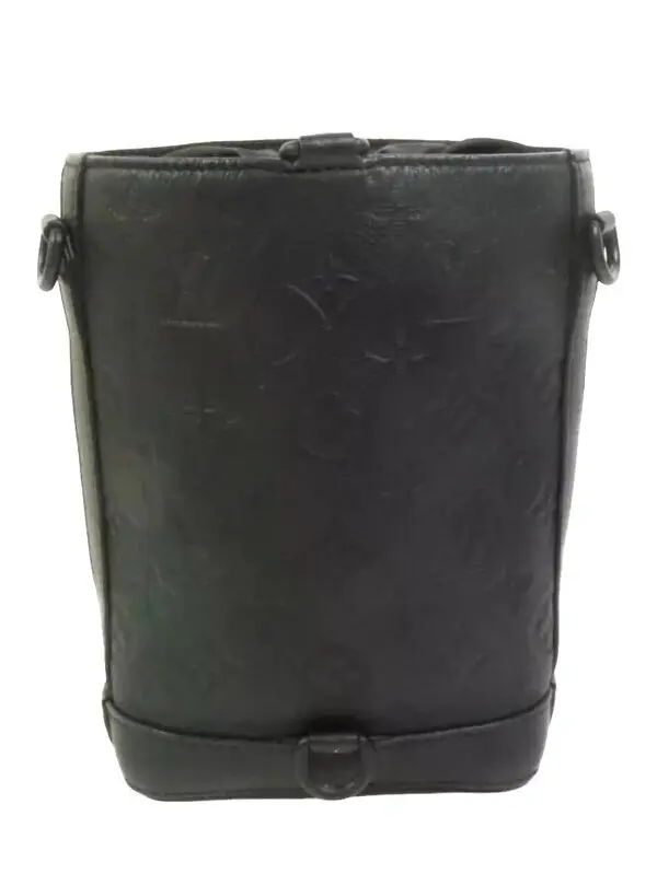 LOUIS VUITTON Neo Sling Monogram Shadow Bucket Bag - Black