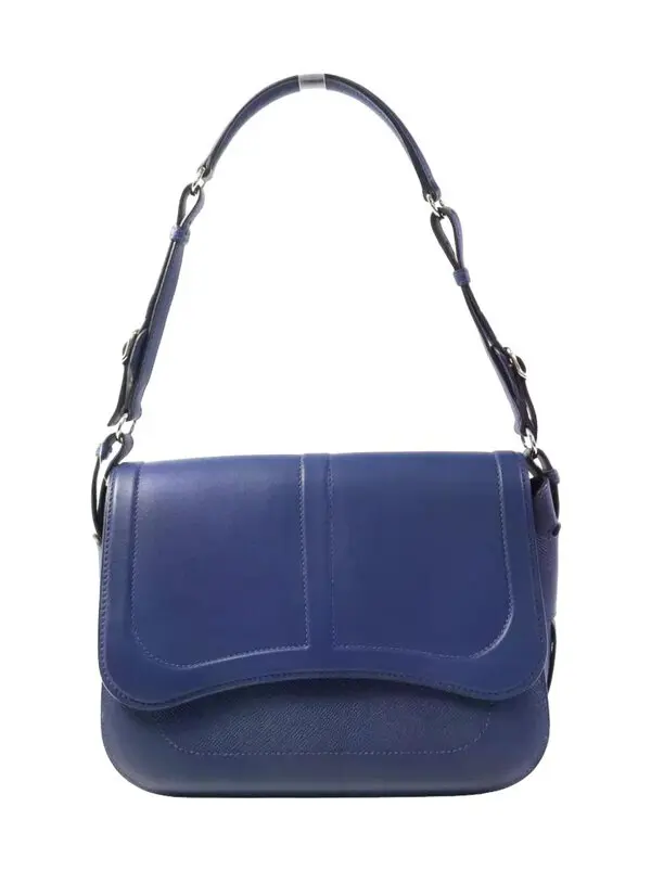 Hermès Harnais Shoulder Bag - Blue