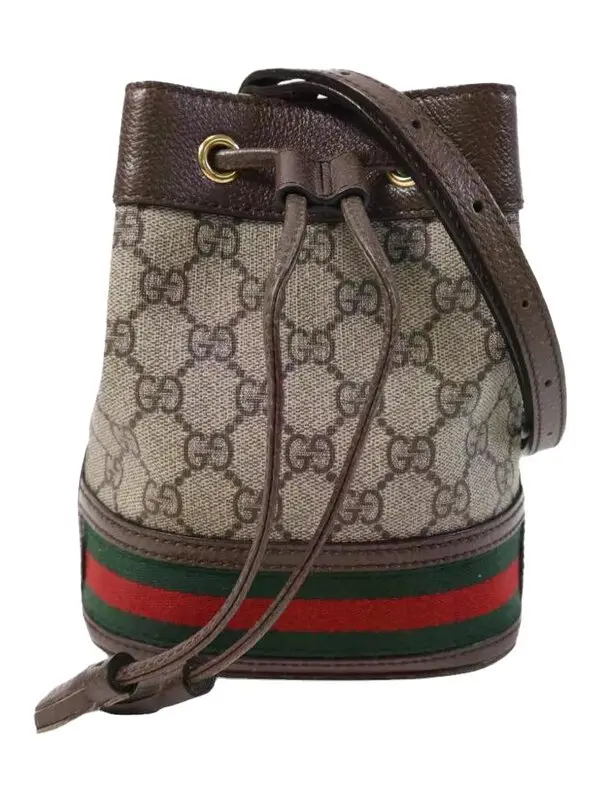 Gucci Ophidia Gg Bucket Bag - Neutrals