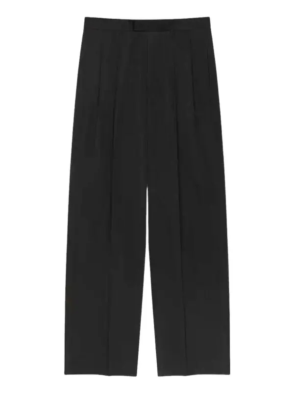 Givenchy Pleated Wool Trousers - Black