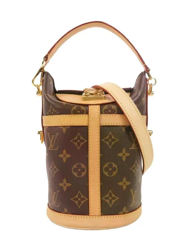 LOUIS VUITTON Monogram Duffle Handbag - Brown