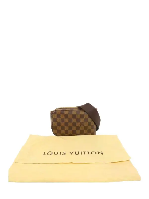 LOUIS VUITTON Damier Geronimos Belt Bag - Brown