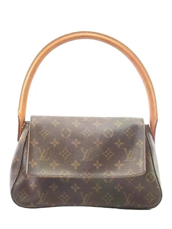 LOUIS VUITTON Monogram Looping Shoulder Bag - Brown