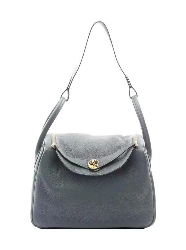 Hermès Lindy Clemence Shoulder Bag - Blue