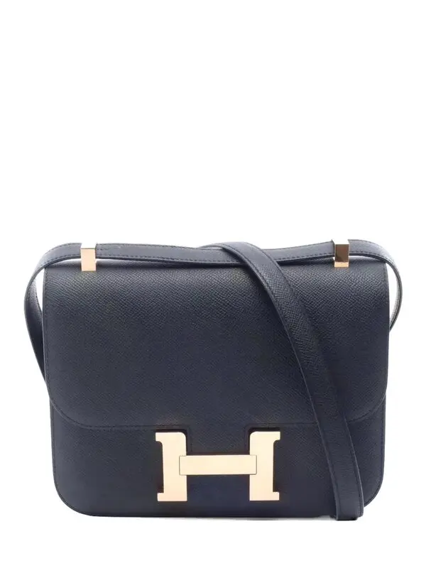 Hermès 24 Constance Shoulder Bag - Black