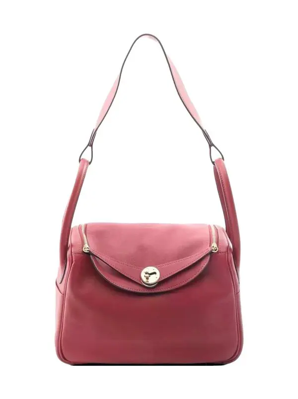 Hermès 2016 Lindy 26 Verso Shoulder Bag - Red