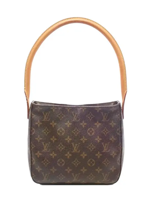 LOUIS VUITTON Monogram Canvas Looping Mm Shoulder Bag - Brown