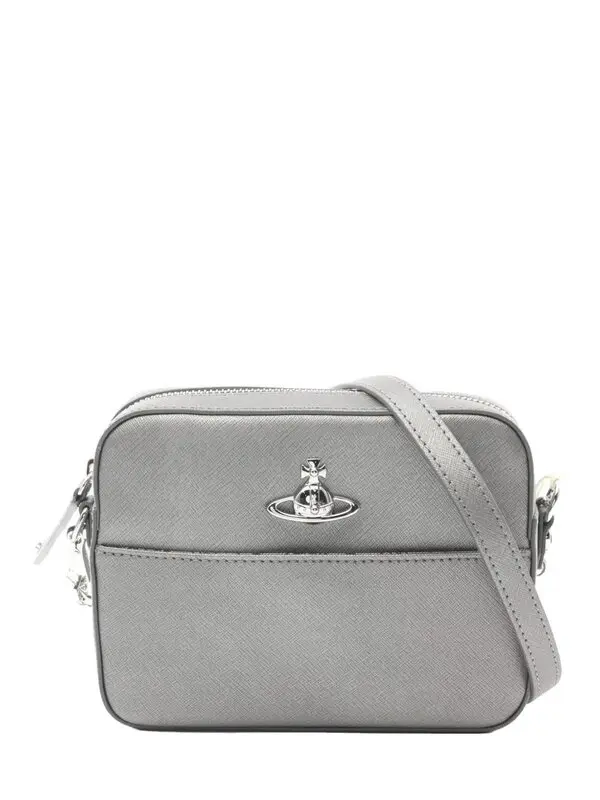 VIVIENNE WESTWOOD Orb Saffiano Camera Shoulder Bag - Grey