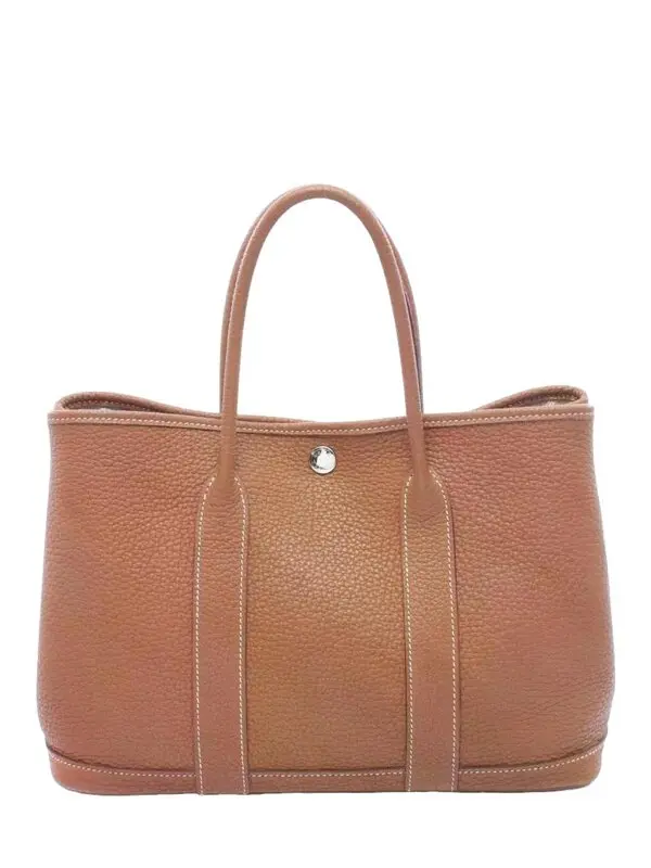 Hermès 2018 Tpm Garden Party Tote Bag - Brown