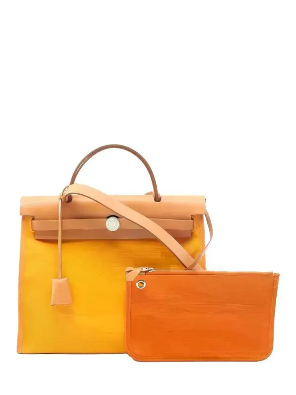 Hermès Herbag Pm Handbag - Yellow