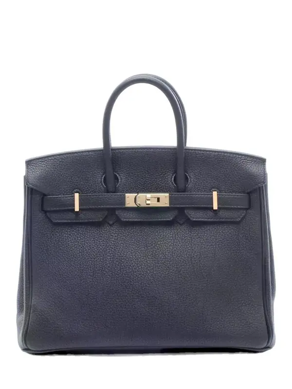 Hermès 2022 Birkin 25 Tote Bag - Black