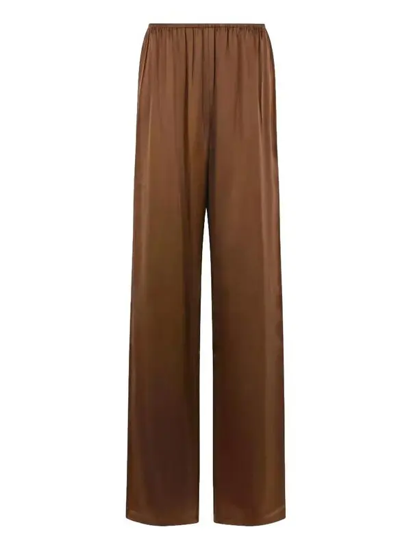 Co Wide-leg Trousers - Brown