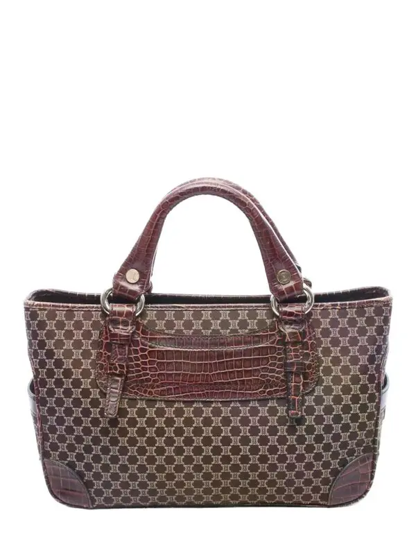Celine 2000s Boogie Macadam Tote Bag - Brown