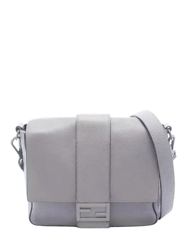 Fendi 2000s Baguette Messenger Bag - Grey