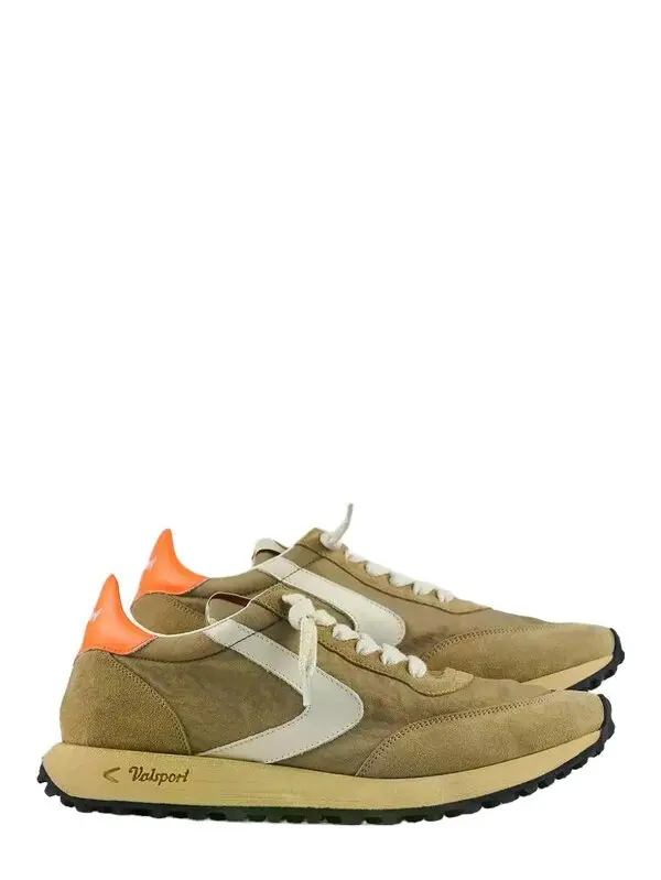 VALSPORT Panelled Logo-patch Sneakers - Green