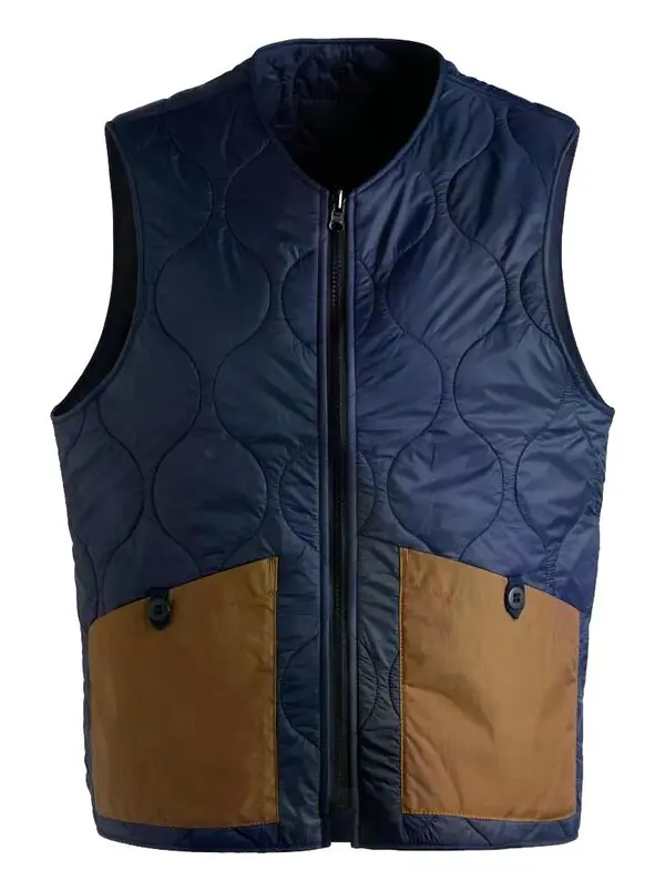 CECCARELLI Quilted Gilet - Blue