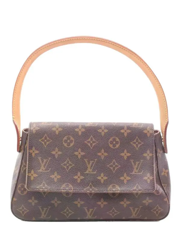 LOUIS VUITTON Monogram Looping Shoulder Bag - Brown