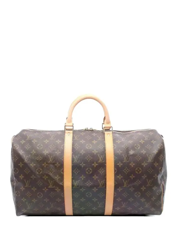 LOUIS VUITTON Keepall 50 Boston Bag - Brown