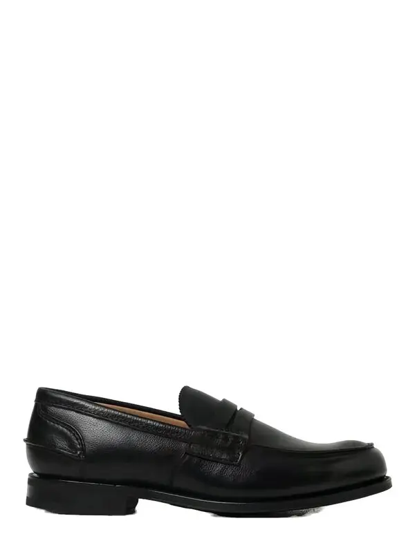 Church's Serrated Tongue Penny Loafers - Black