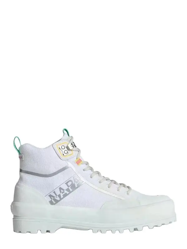 Superga X Napapijri High-top Lace-up Sneakers - White