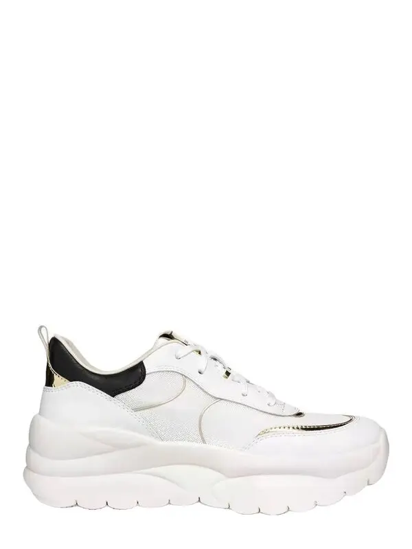 Geox Panelled Mesh Sneakers - White