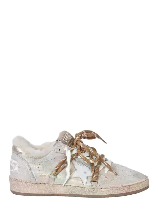 GOLDEN GOOSE Ball Star Shimmer Sneakers - Neutrals