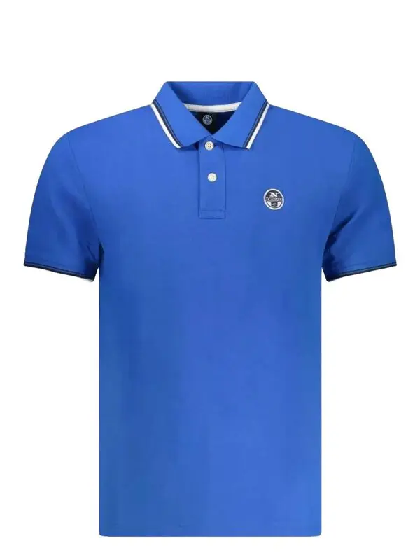 NORTH SAILS Logo-patch Polo Shirt - Blue